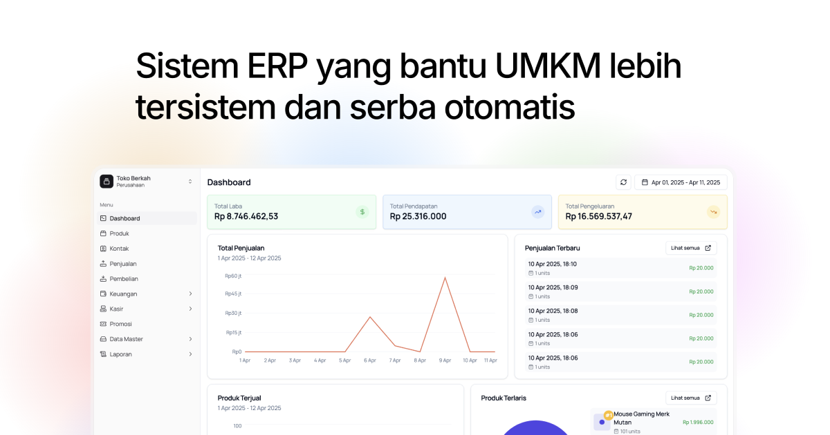 Adima ERP - Sistem ERP untuk UMKM